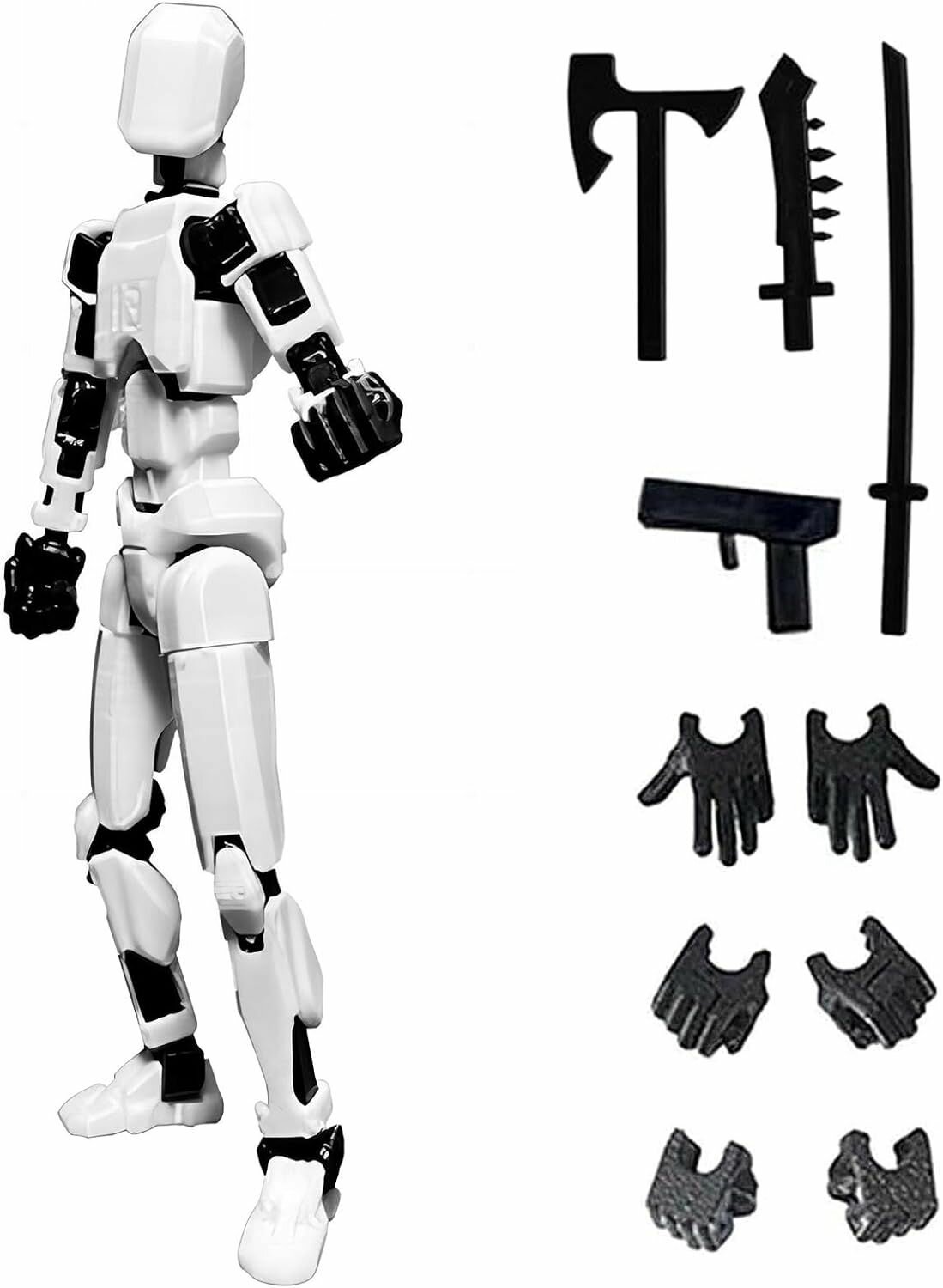 Lucky titan T13 3D-печатная многосуставная подвижная кукла-робот