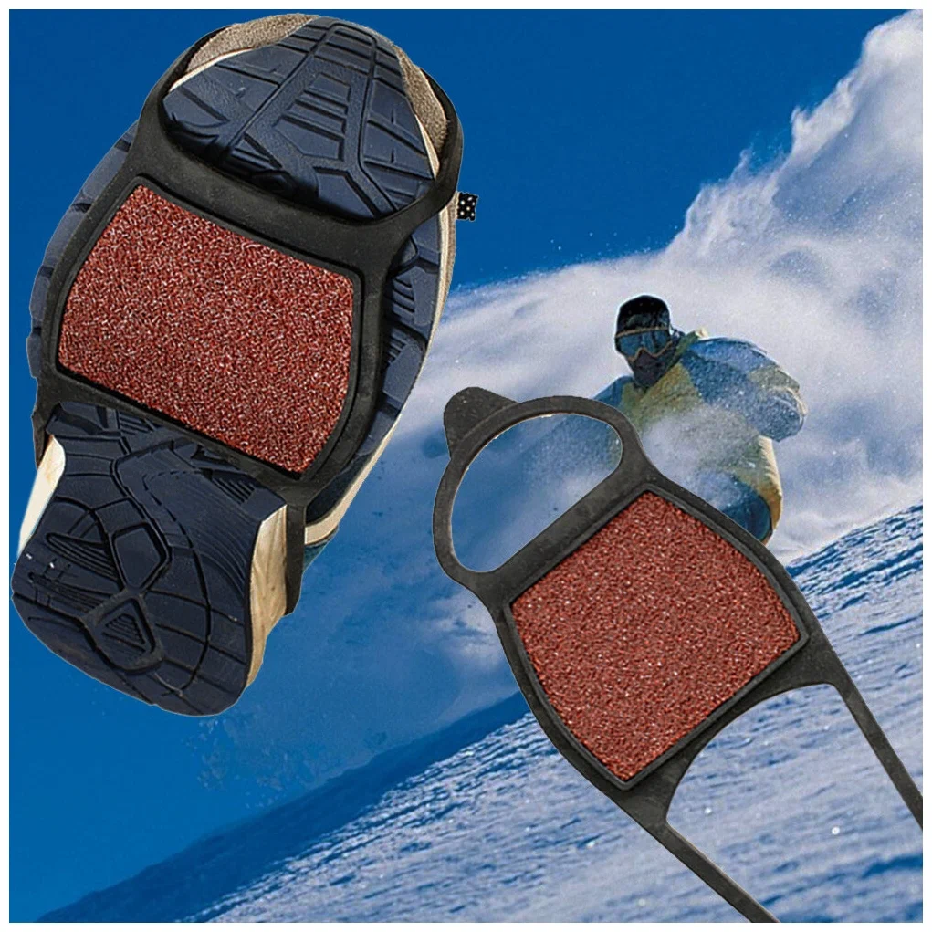 Ледоходы для обуви без шипов, покрытие из абразивного материала. Размер 35-44