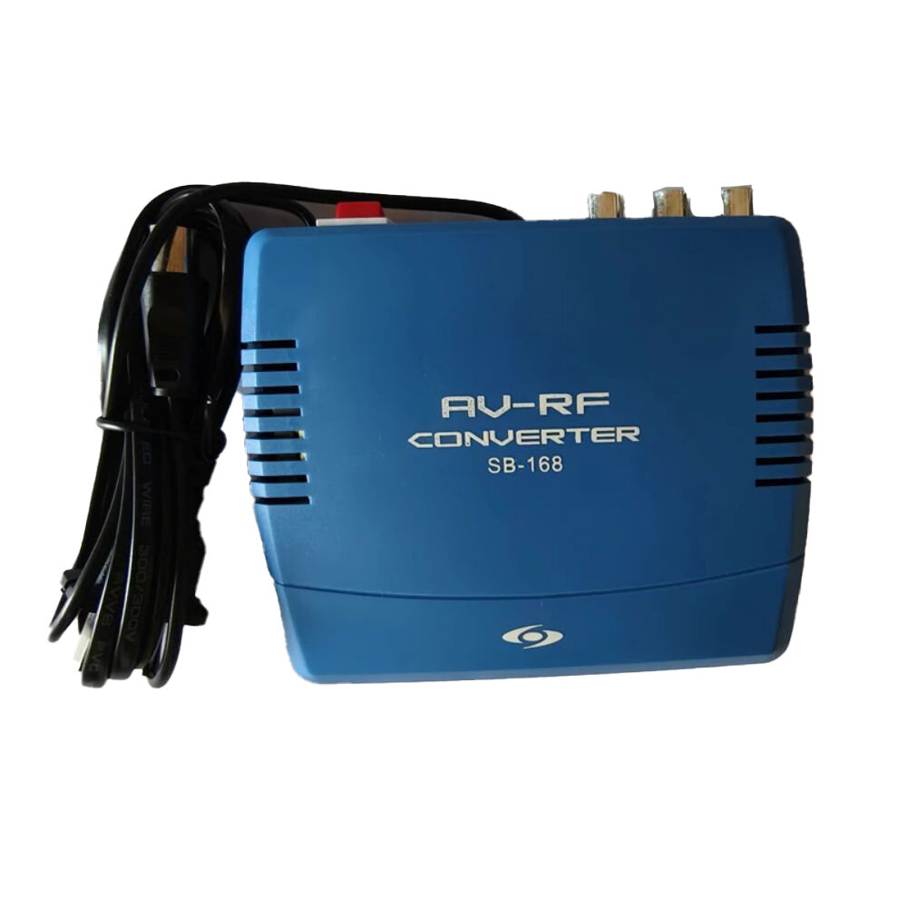 Телевизионная антенна SB-168 AV-RF AV в RF преобразователь для аудио- и видеосигнала старого образца, черно-белый телевизионный преобразователь, домашнее телевизионное оборудование, ТВ-адаптер