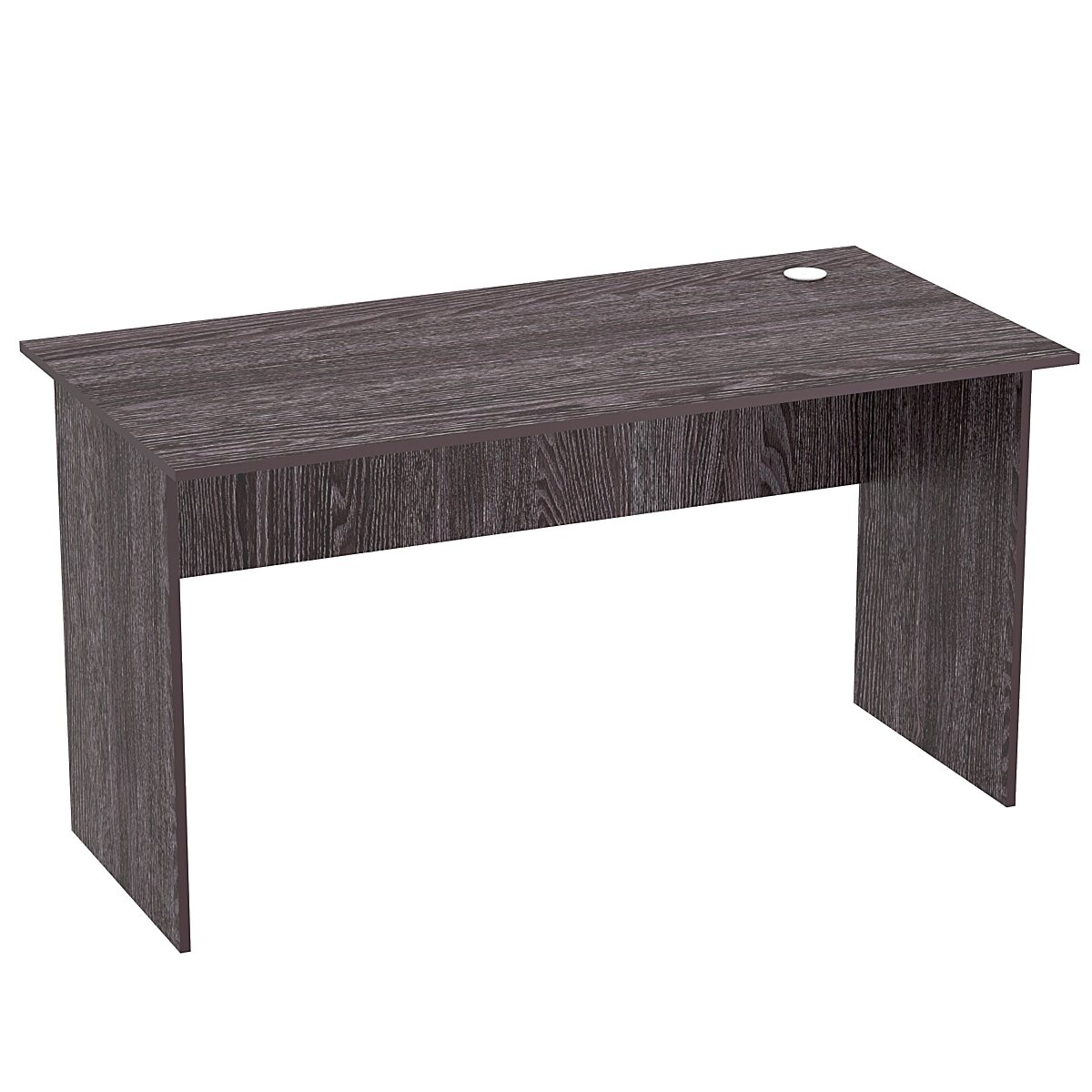 Стол рабочий офисный С-03, Ясень Анкор темный - U31105. Производитель товара - компания ТОБ.