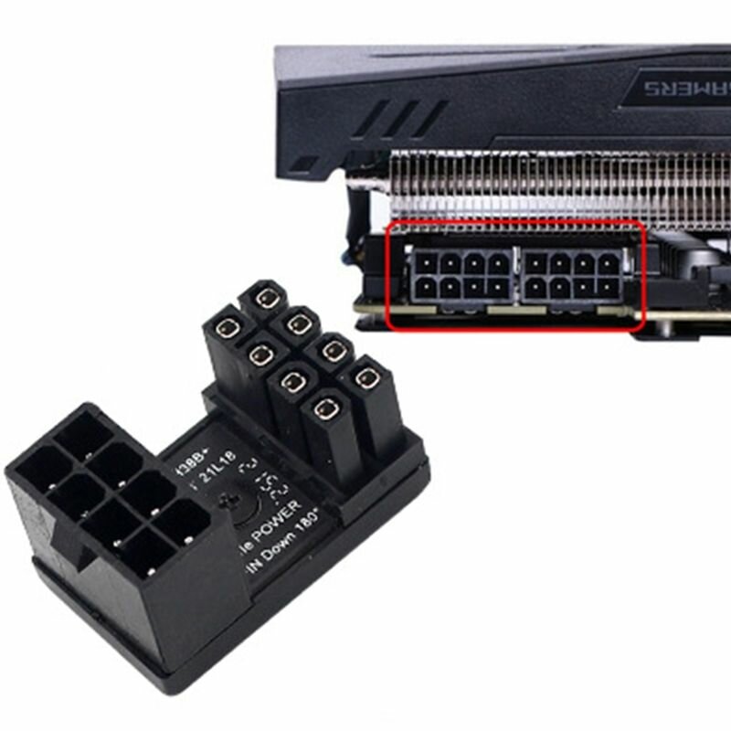 Блок питания видеокарты Разъем рулевого управления на 180 градусов 6P8P-PH38B