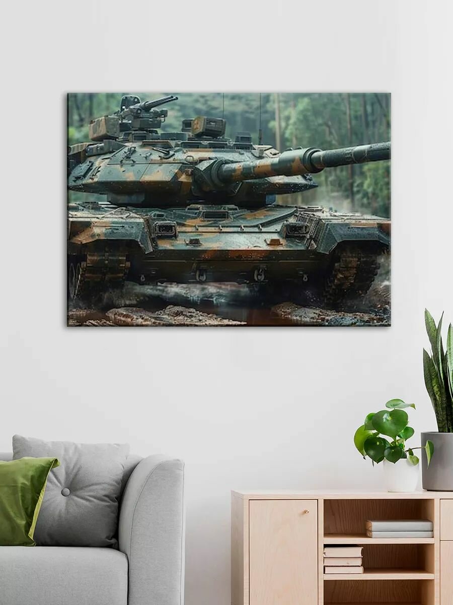 Картина на стену "Танки", 70x50 см