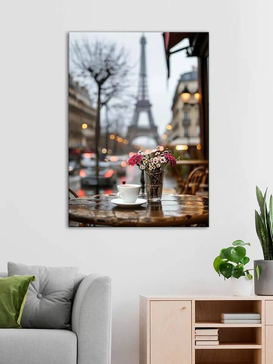 Картина на стену "Эйфелева башня", 50x70 см