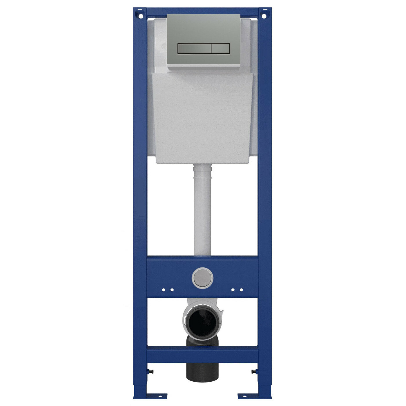 Инсталляция для унитаза Berges Аtom Line с кнопкой 049229 матовый никель