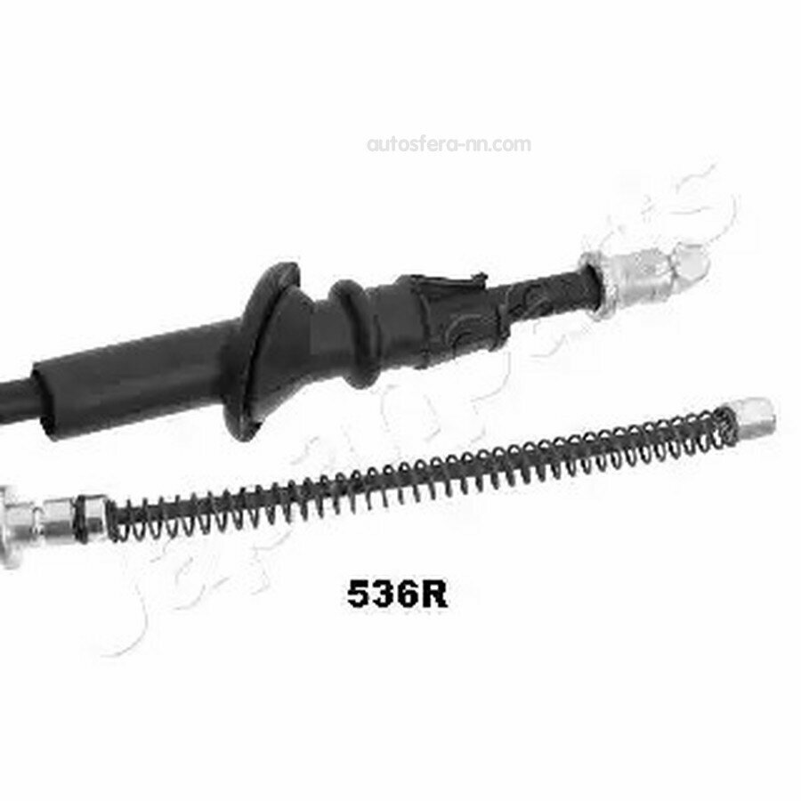 JAPANPARTS BC536R Трос стояночного тормоза MITSUBISHI SPACE WAGON (N9W, N8W)