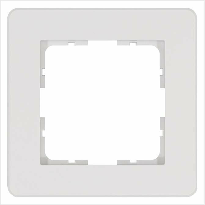 Рамка 1-м G-Flex бел. глянцевый Jasmart G1101W