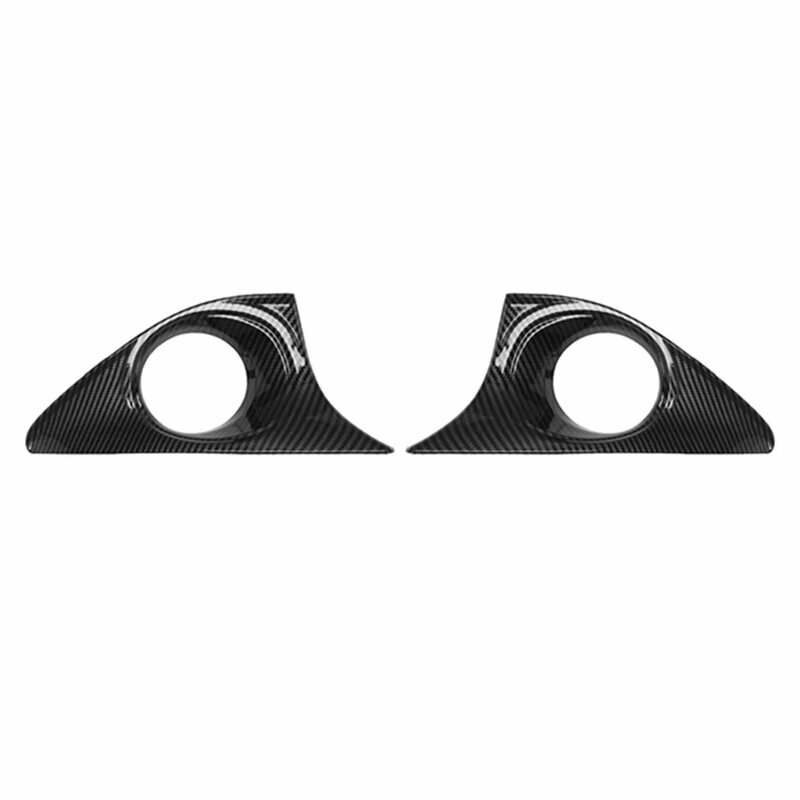 Автомобильный передний противотуманный фонарь из углеродного волокна, крышка лампы, накладка, рамка противотуманной фары, замена рамки для Toyota Camry 2012-2014