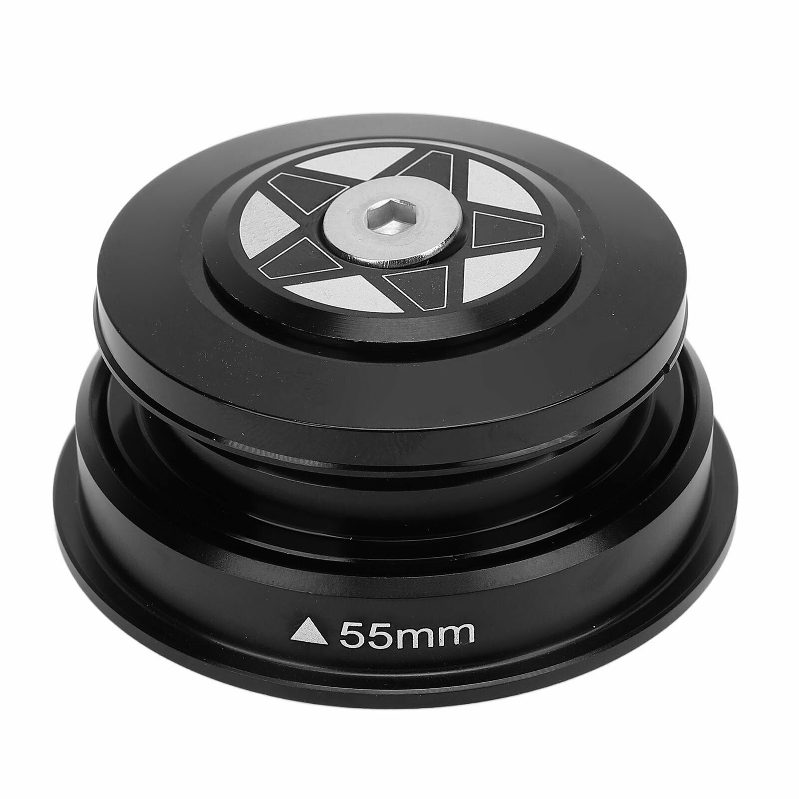 Рулевая колонка для велосипеда 44-55 мм из алюминиевого сплава с герметичными подшипниками для прямой и конической рулевой трубы вилки диаметром 28,6 мм.