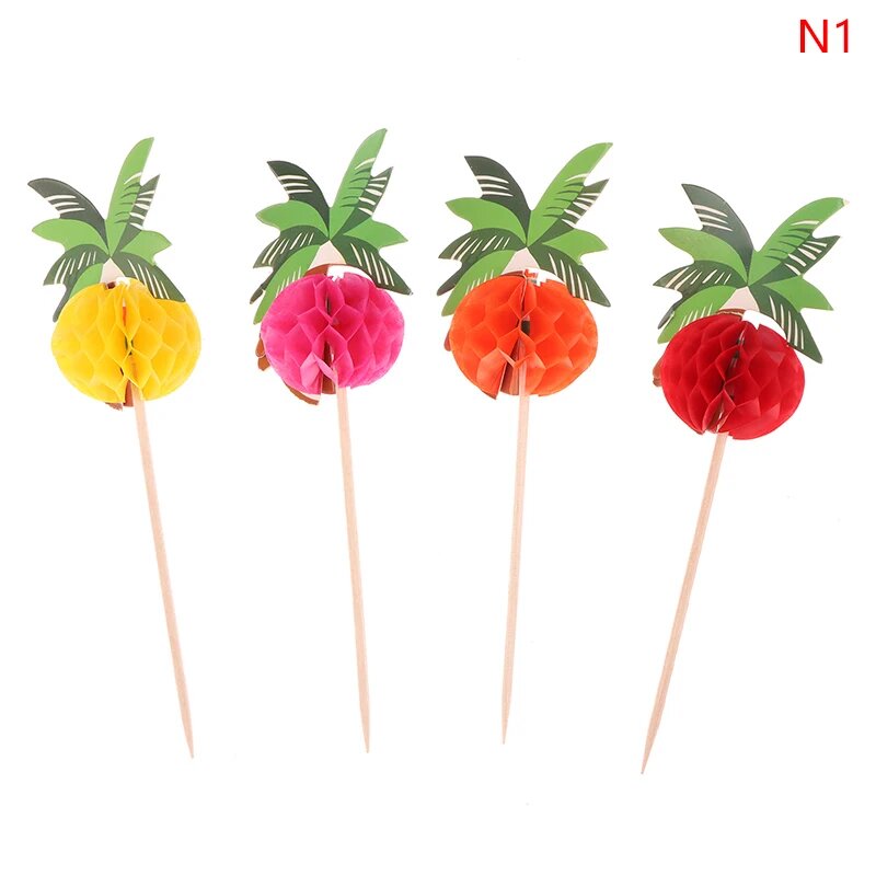 Декоративные бумажные зонтики для коктейлей и тортов