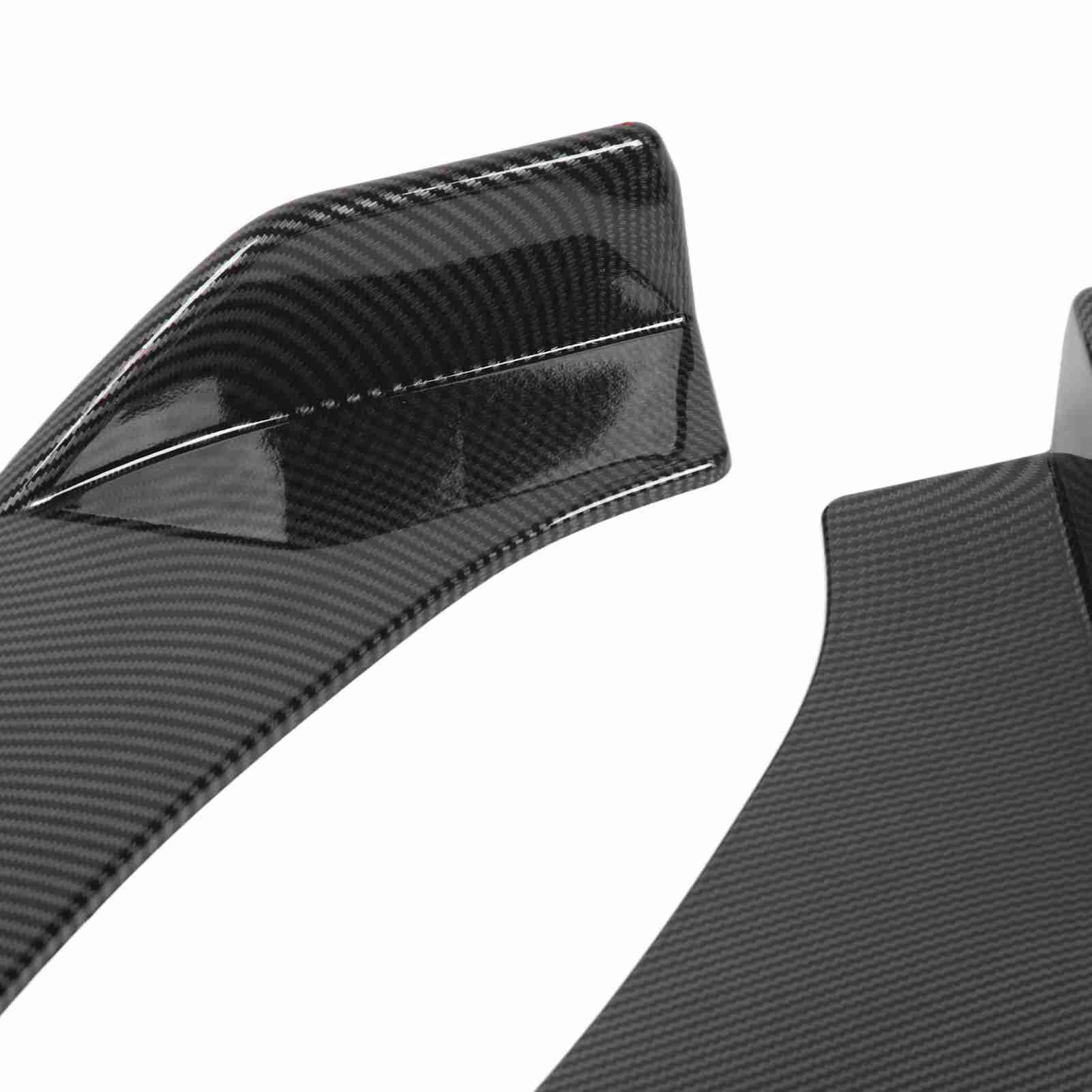 2 шт. Универсальная губа переднего бампера из углеродного волокна 57 см, защитная накладка на губу для транспортных средств