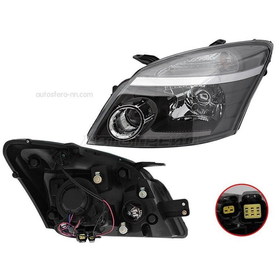 SAT ST11GWHH3L Фара Great Wall Hover H3 10-14 (Слева)