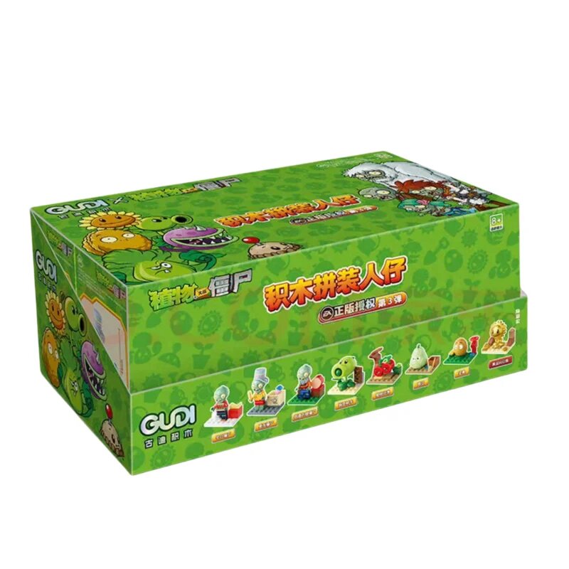 Конструктор GUDI Plants vs. Zombies, 8 шт, Random, 03