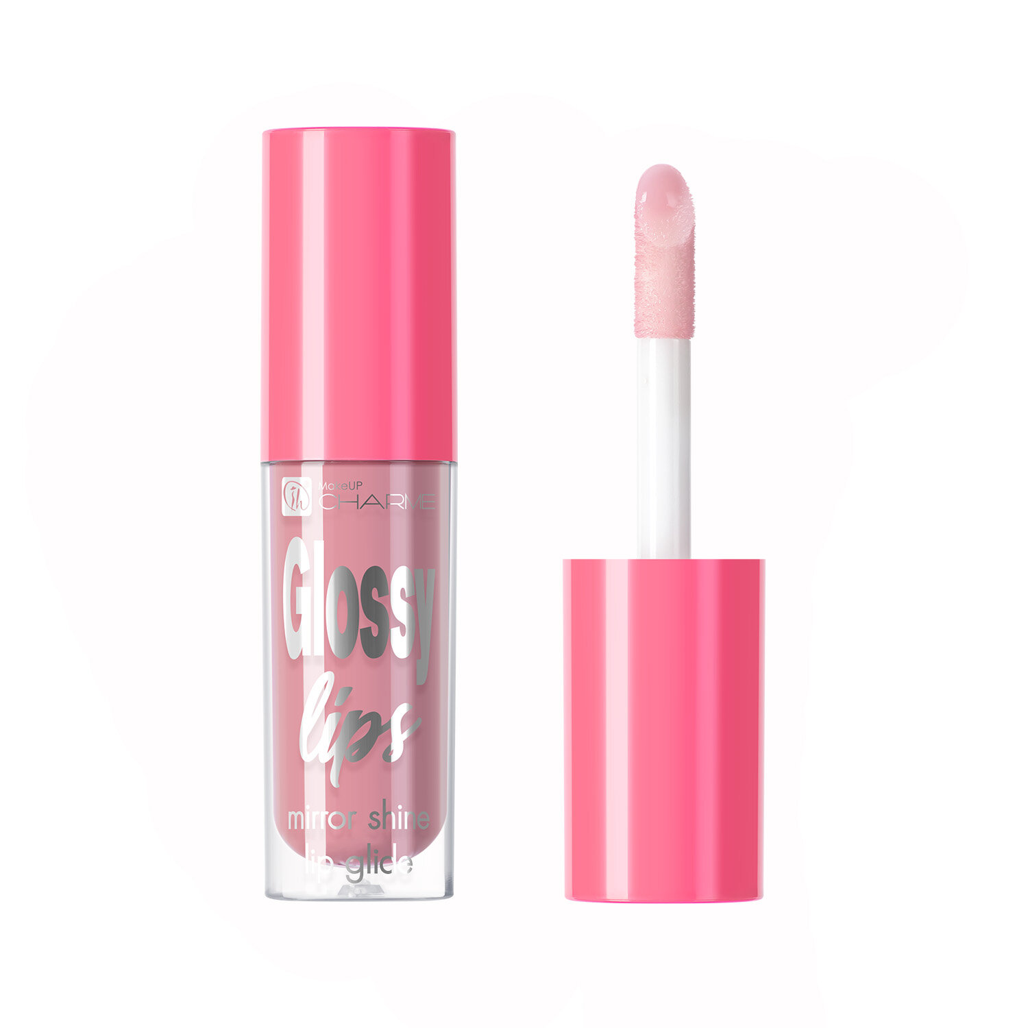 CHARME Глайд для губ зеркальный "Glossy Lip" 104 Нежный розовый