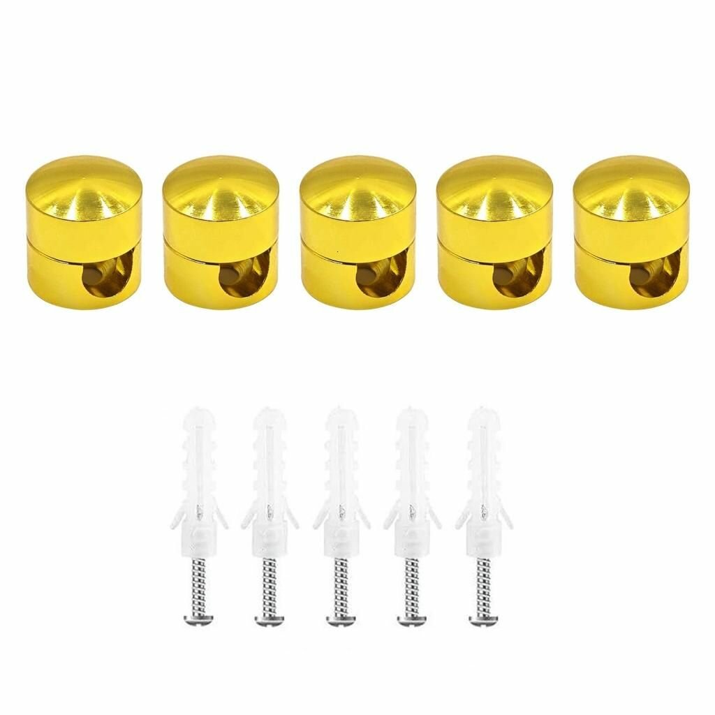 Алюминиевые держатели для проводов, Золото