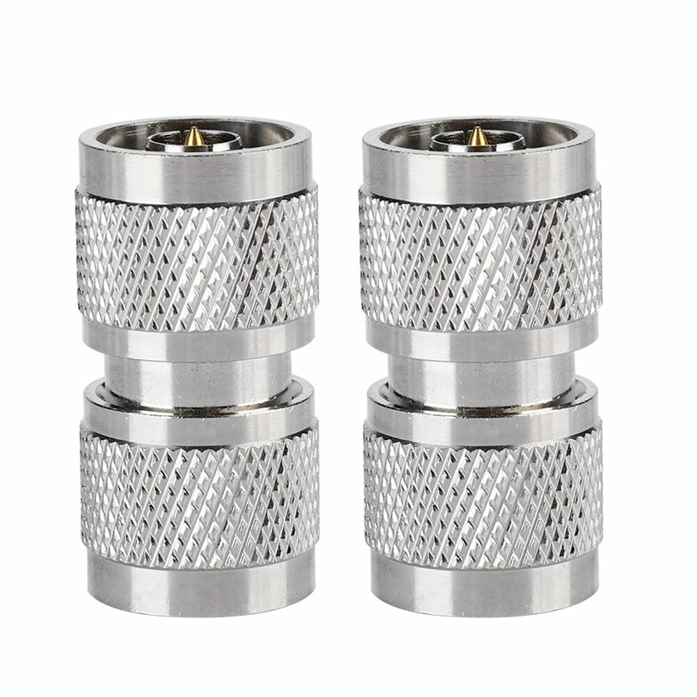 2 шт N-штекер-N-штекер радиочастотный коаксиальный адаптер