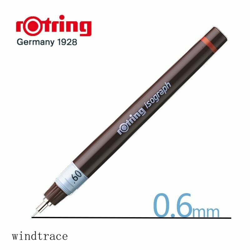 Изограф Rotring 0,6 мм, пластик. корпус Professional Contour Pen