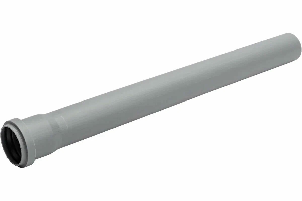 Трубы канализационные Flextron, полипропилен, раструбное соединение, серые, 50мм, 3м, 5шт