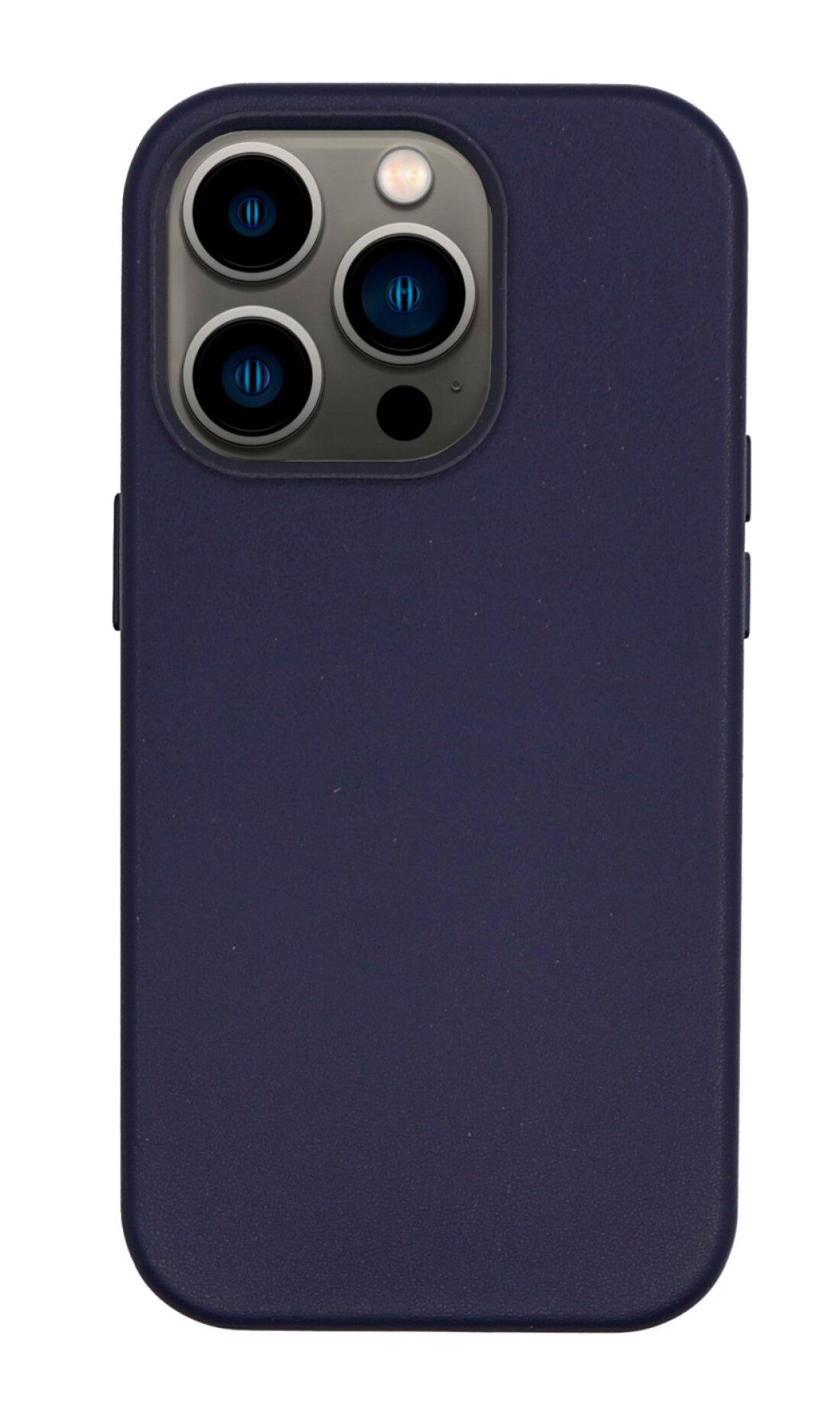 Чехол-накладка для iPhone 14 Pro, экокожа, магнитный (MagSafe), синий