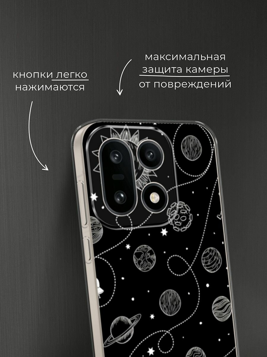 Силиконовый чехол на OnePlus 15 / Ван Плас 15 с принтом В невесомости — фото 1