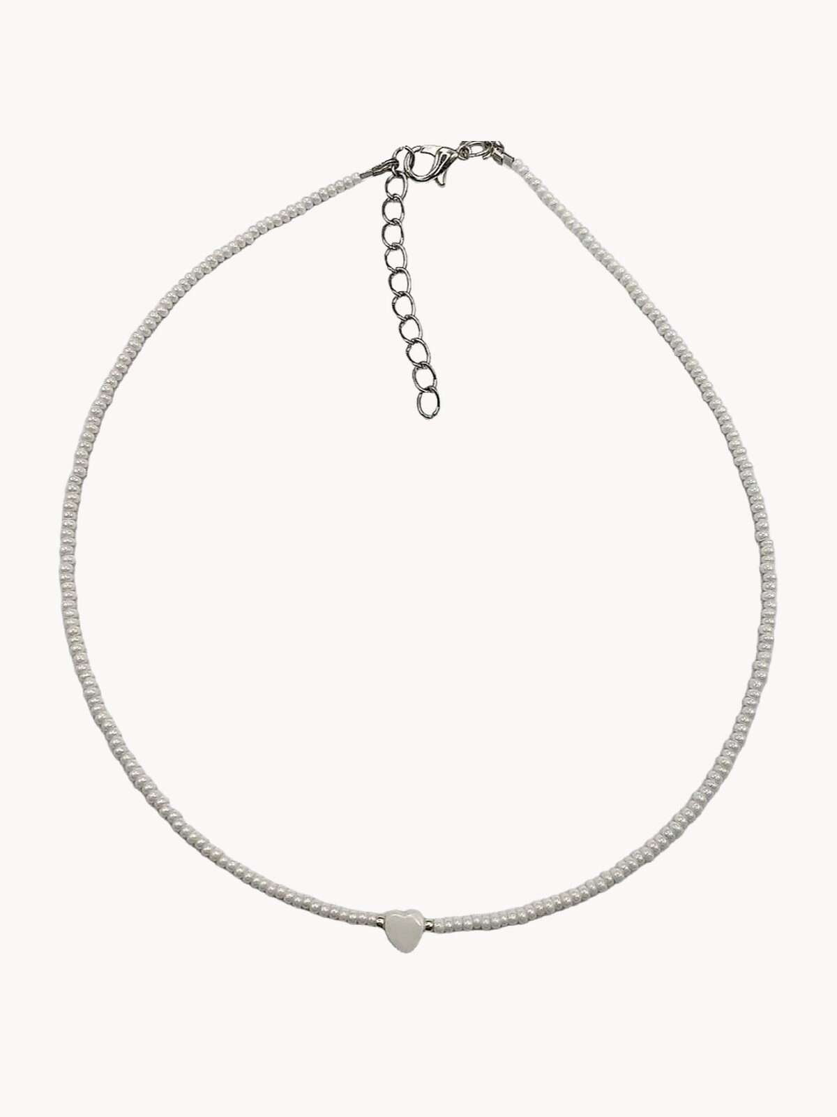 Колье, перламутр, бисер