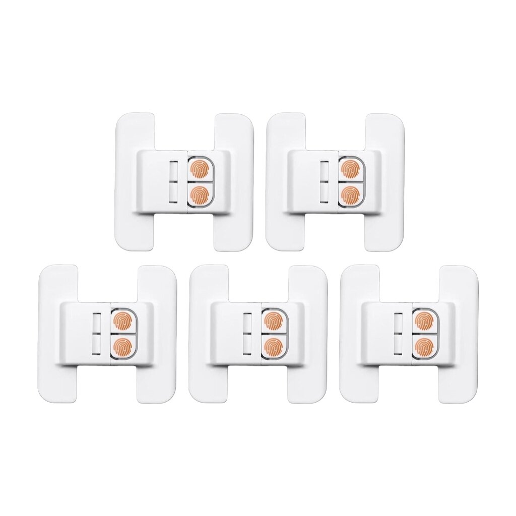 Комплект из 5 современных доводчиков для дверцы холодильника Простая установка для многоцелевого использования