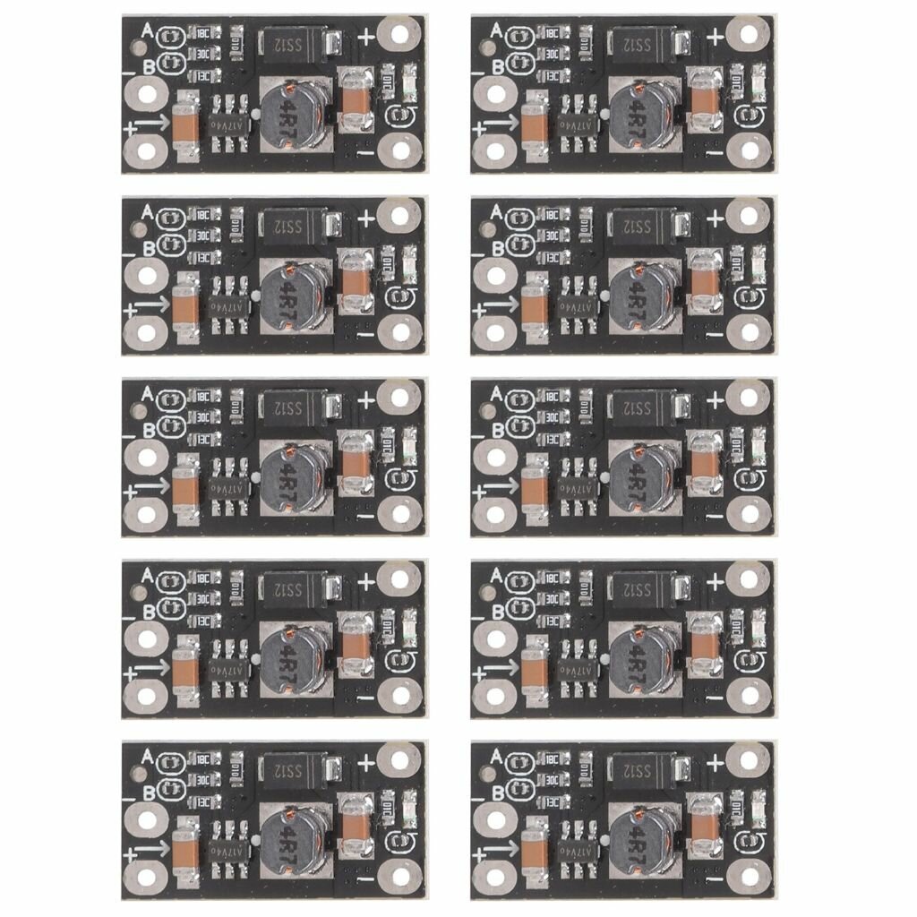 10 шт, мини-модуль повышения напряжения постоянного тока от 3,7 В до 12