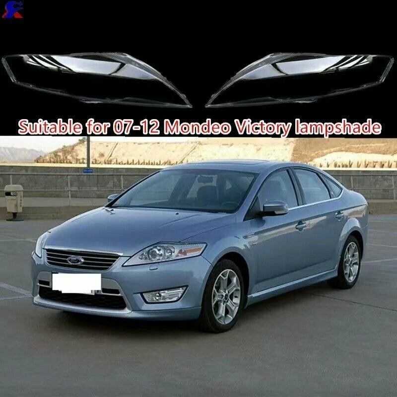 Стекло фары, арт. Подходит для защитной накладки на фару Ford Mondeo 2007-2012 годов выпуска, 2 шт.