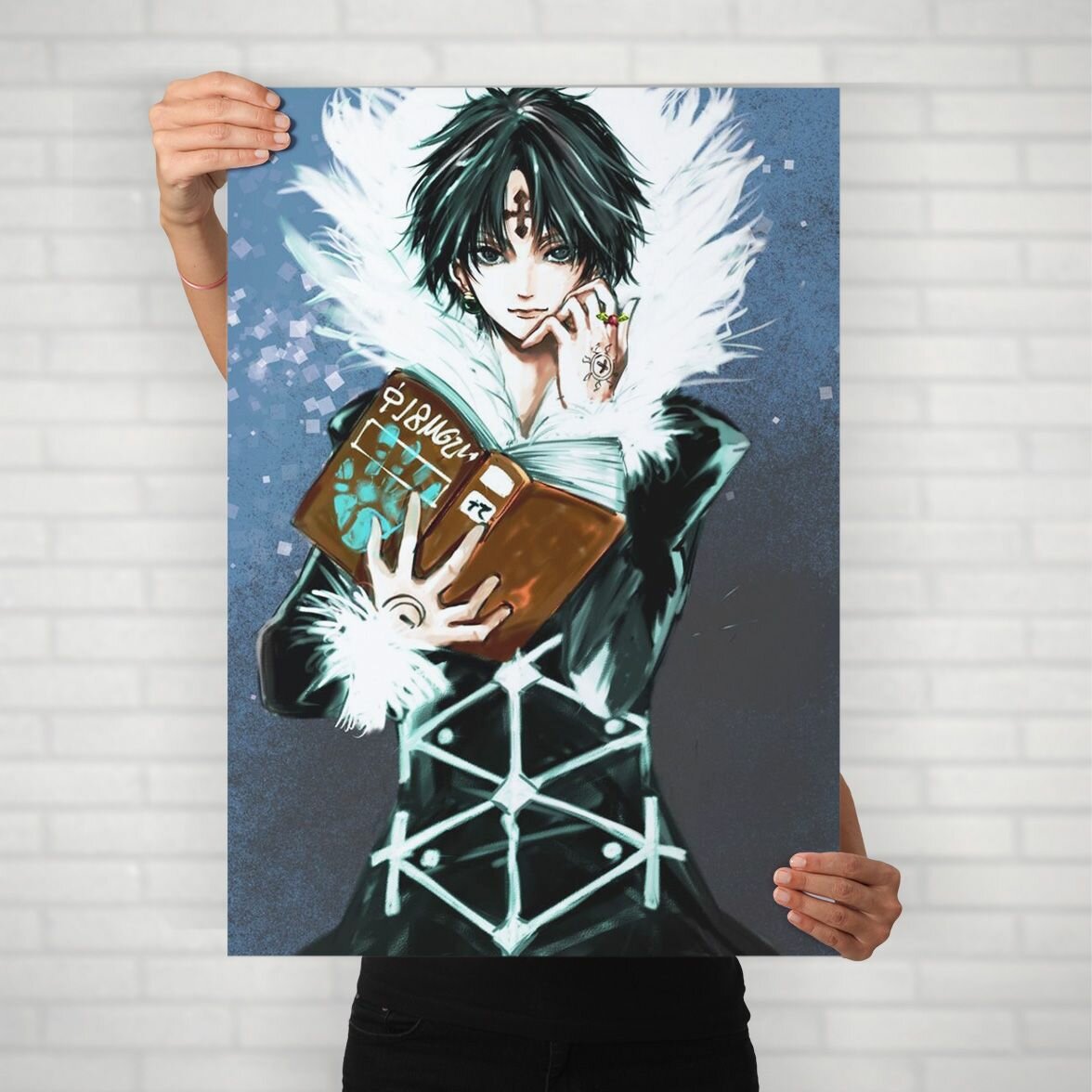 Плакат на стену для интерьера Hunter x Hunter (Куроро Люцифер 11) - Постер по аниме формата A2 (42х60 см)