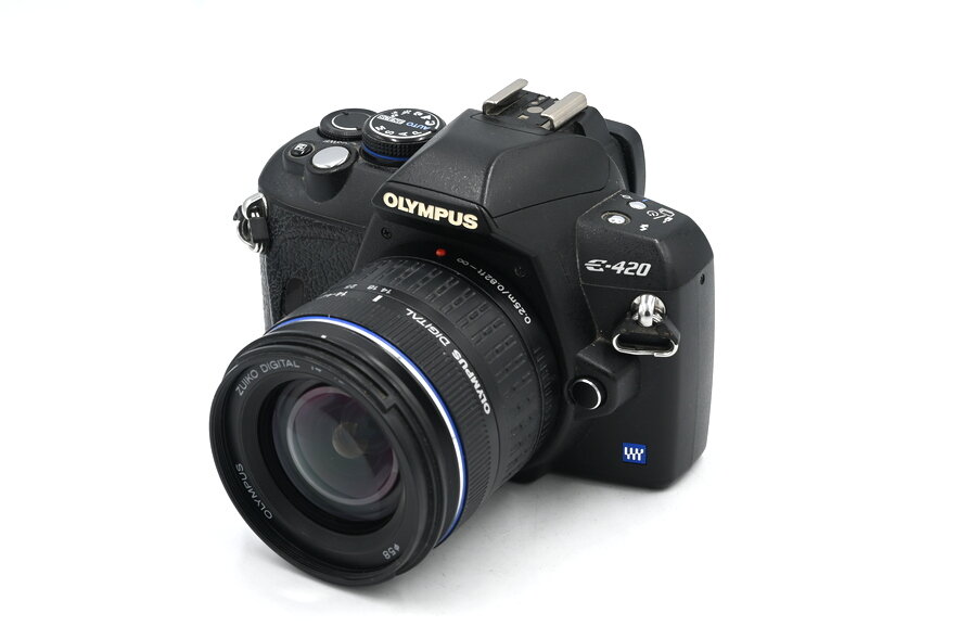 Зеркальный фотоаппарат Olympus E420 Kit 14-42mm + 40-150mm, черный