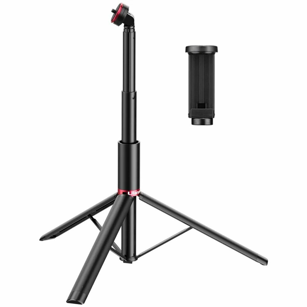 Селфи-палка, Ulanzi MT-54, 1,55 метра, алюминиевый сплав, грузоподъемность 1 кг-1,5 кг, с держателем для мобильного телефона