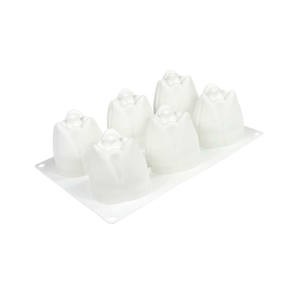 Силиконовые формы 3D для тюльпанов, 6-й подряд