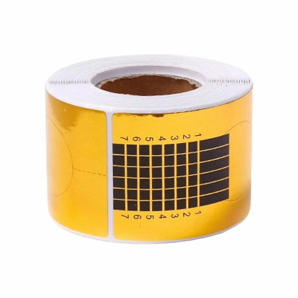 Прозрачный усилитель для ногтей прямоугольной формы подковы для долговечного гель-лака в салоне и дома, - 50шт