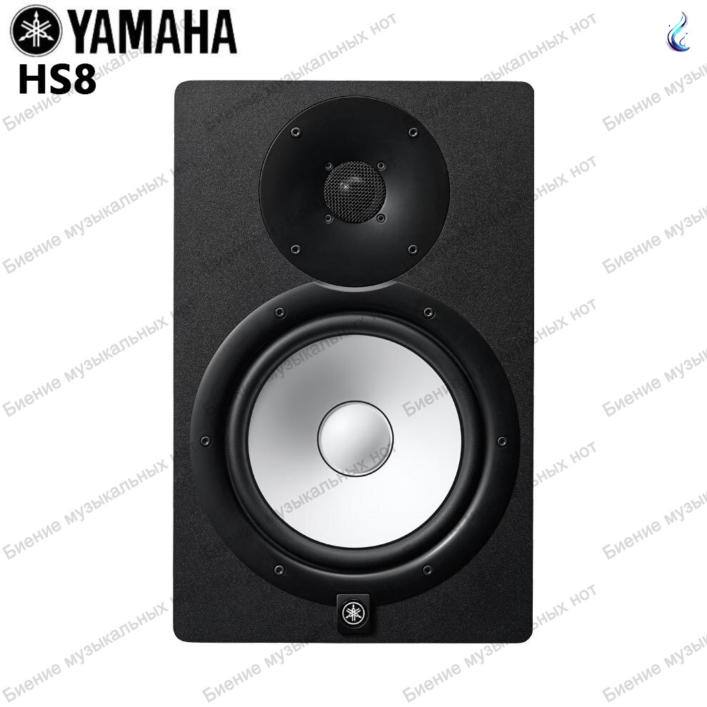YAMAHA HS8 studio студия звукозаписи, выделенная для активного монитора, динамика, музыкального аудио black