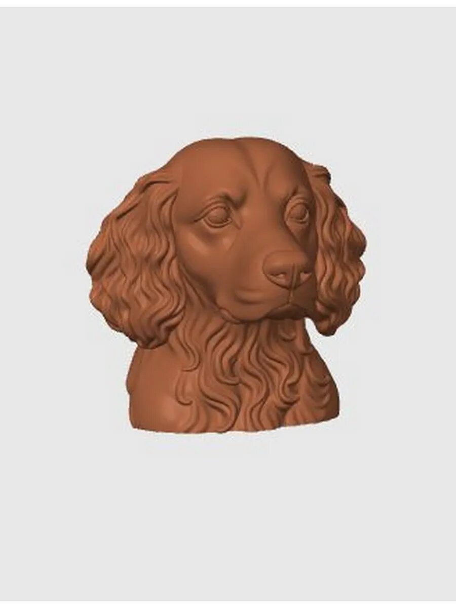 Статуэтка собаки-спаниель Бойкин (10см, корич. матал.)