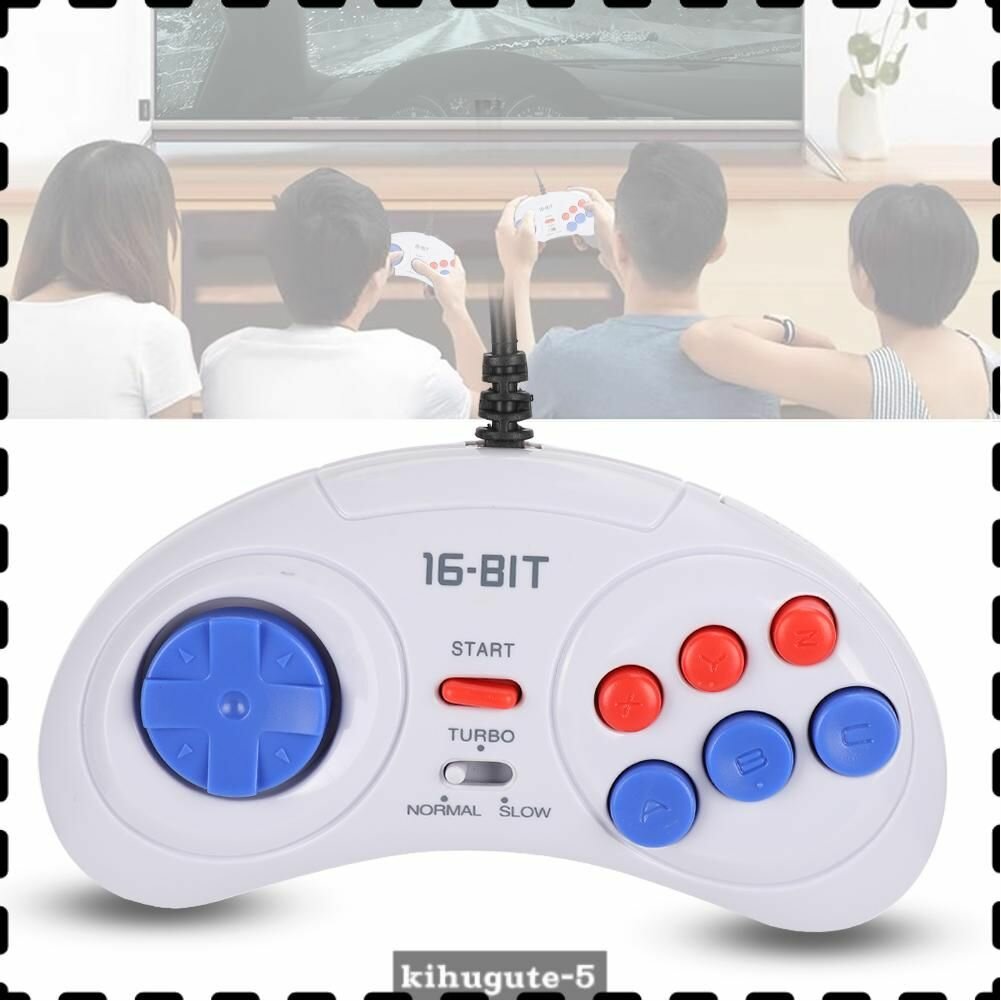 Геймпад 16Bit, эргономичный, для Sega