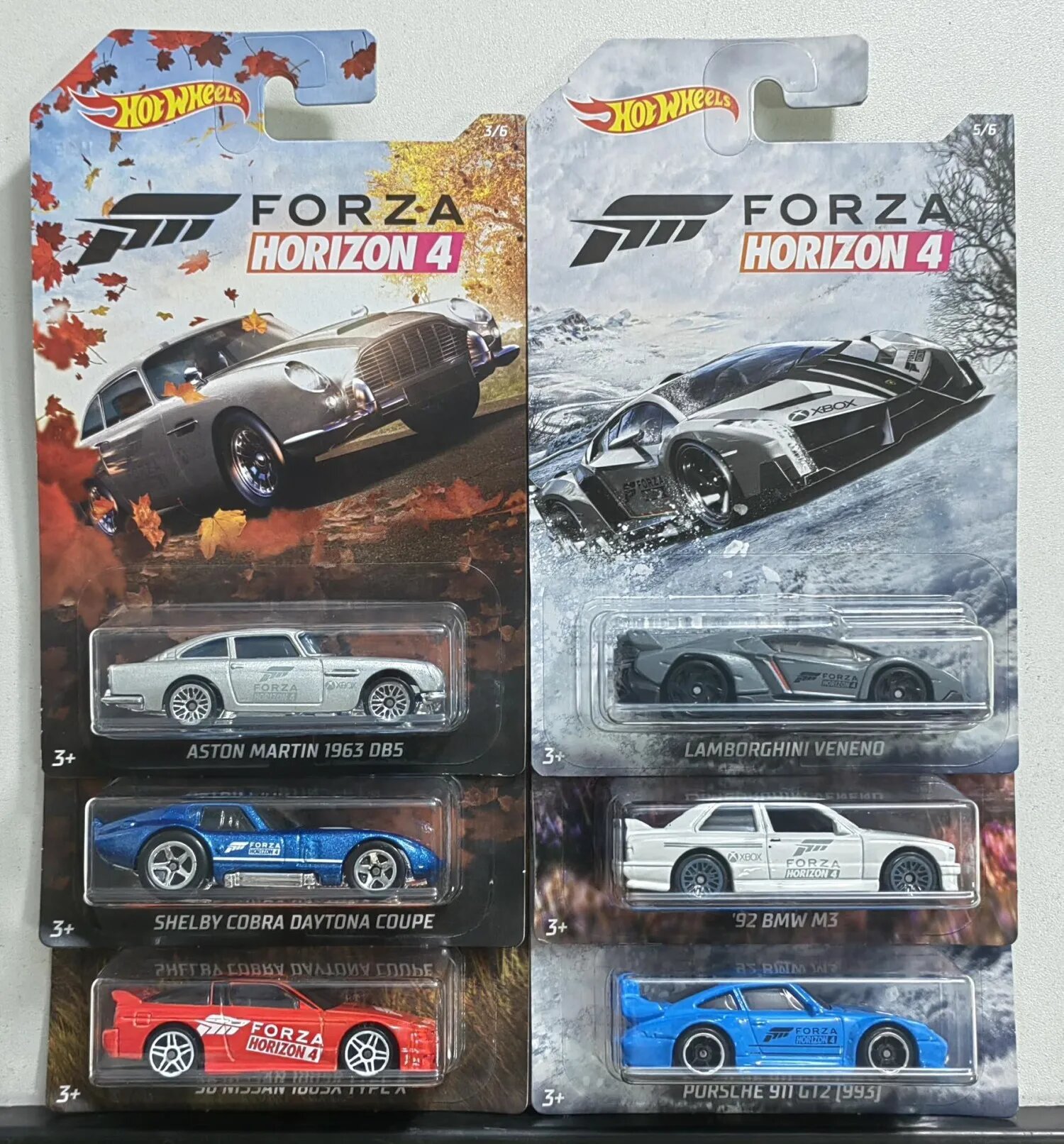 Hot Wheels Forza Horizon 4, набор 6 шт.
