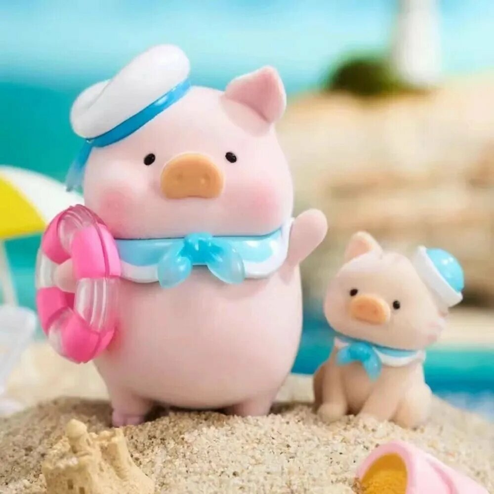 Lulu The Piggy - Фигурка-сюрприз из серии "Dreamy Blue Ocean" (коллекционная ПВХ игрушка в слепой коробке) - Милый поросенок для детей и коллекционеров