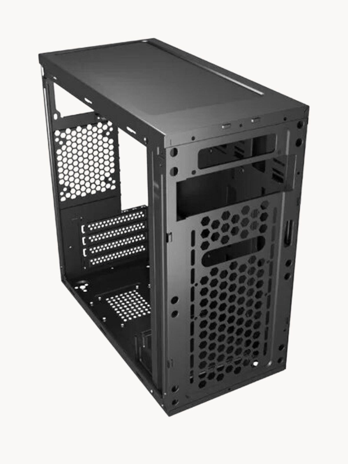 Корпус mATX BLOODY BD-CC101, Mini-Tower, без БП, черный [bd-cc101-bk]