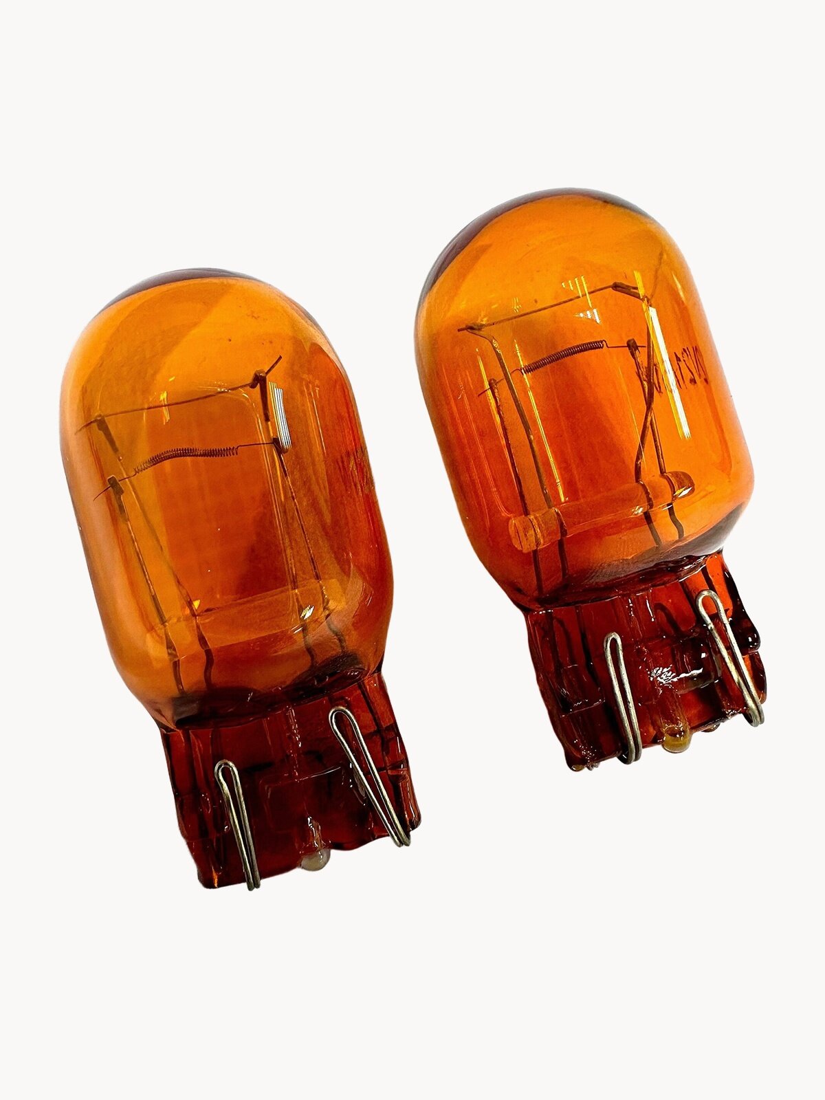 Лампы ДХО оранжевые W21/5W би-полярные