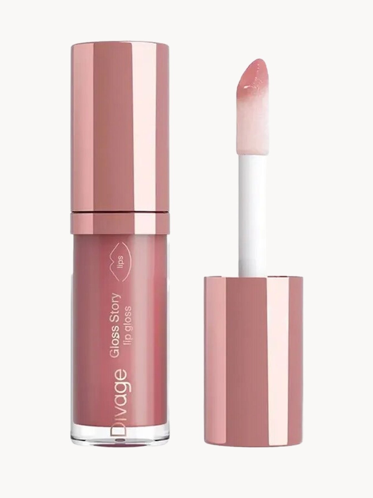 DIVAGE Блеск для губ Gloss Story Lip Gloss, 4 мл, 03 Plum Сливовый