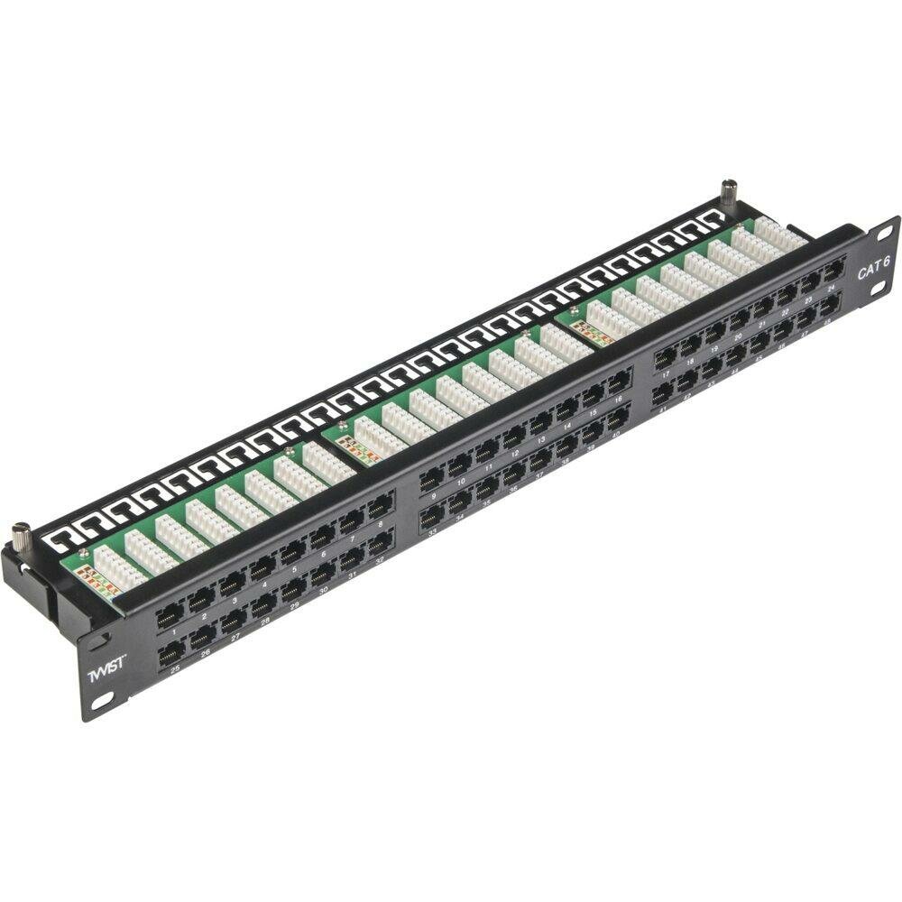 Патч-панель TWIST PP-19-1U-48-C6-TWCS