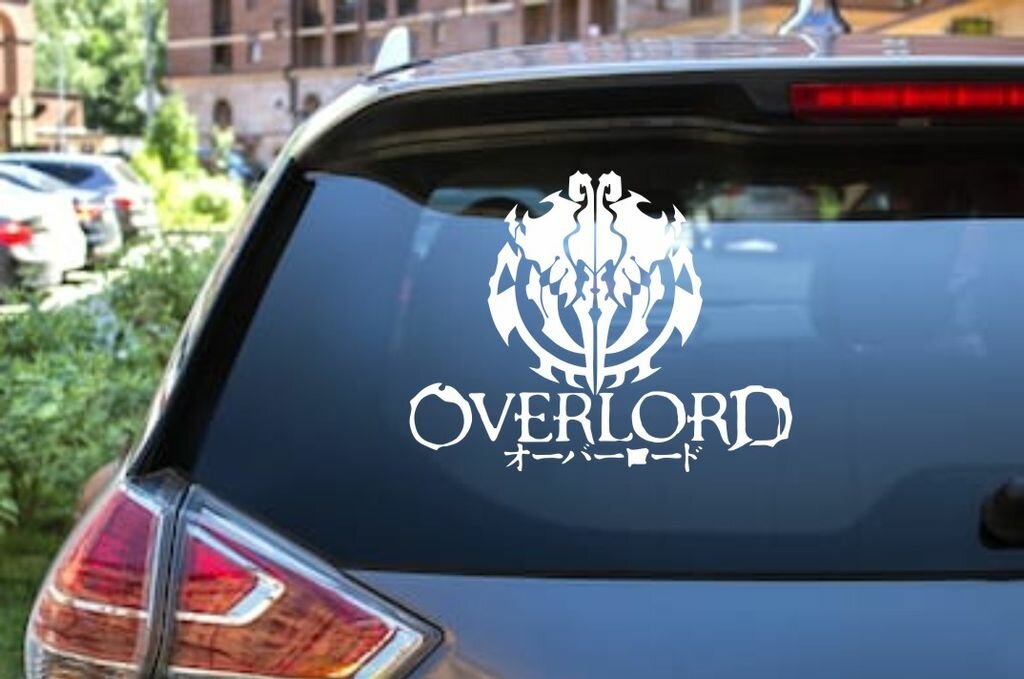 Наклейка виниловая Overlord, Оверлорд №2, А4