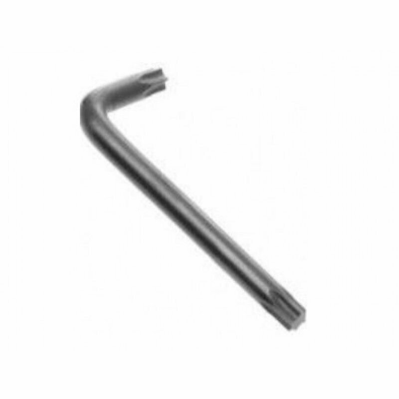 Ключ Forsage Г-образный TORX Т80, хромованадиевая сталь, серебристый