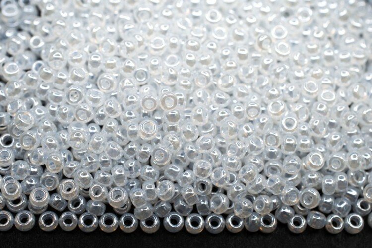 Бисер японский MIYUKI круглый 11/0 #0511 жемчужный, цейлон, 10 грамм