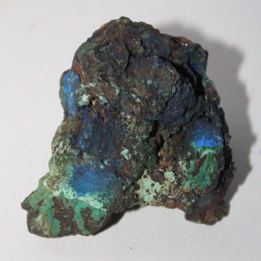 Азурит с малахитом, коллекционный образец "True Stones"