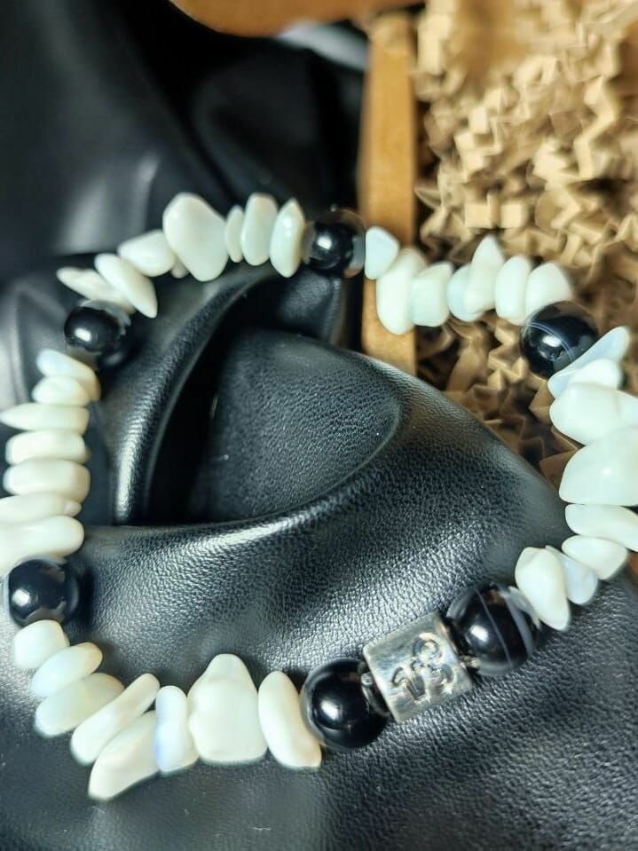 Браслет, агат