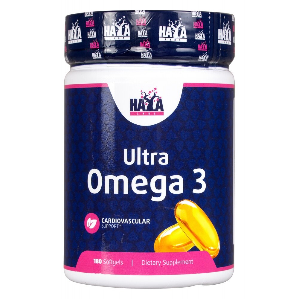 Haya Labs Ultra Omega 3, 180 капсул гелевых