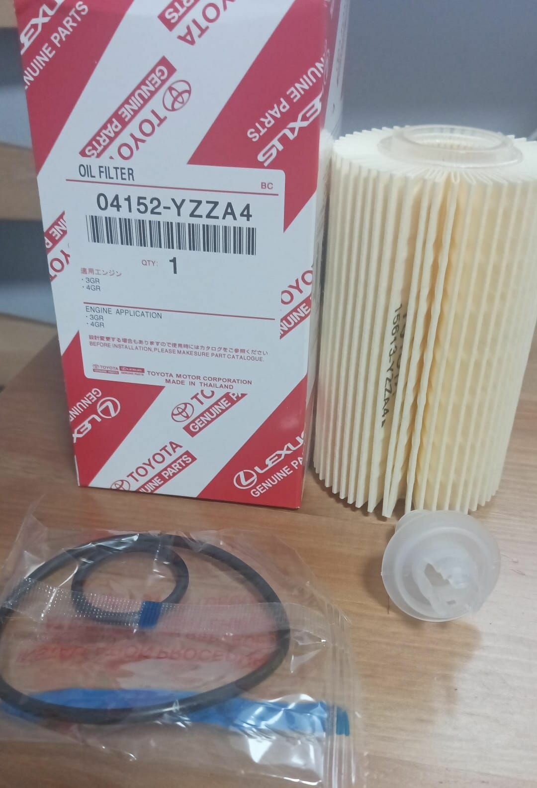 Фильтр масляный оригинал 04152YZZA4