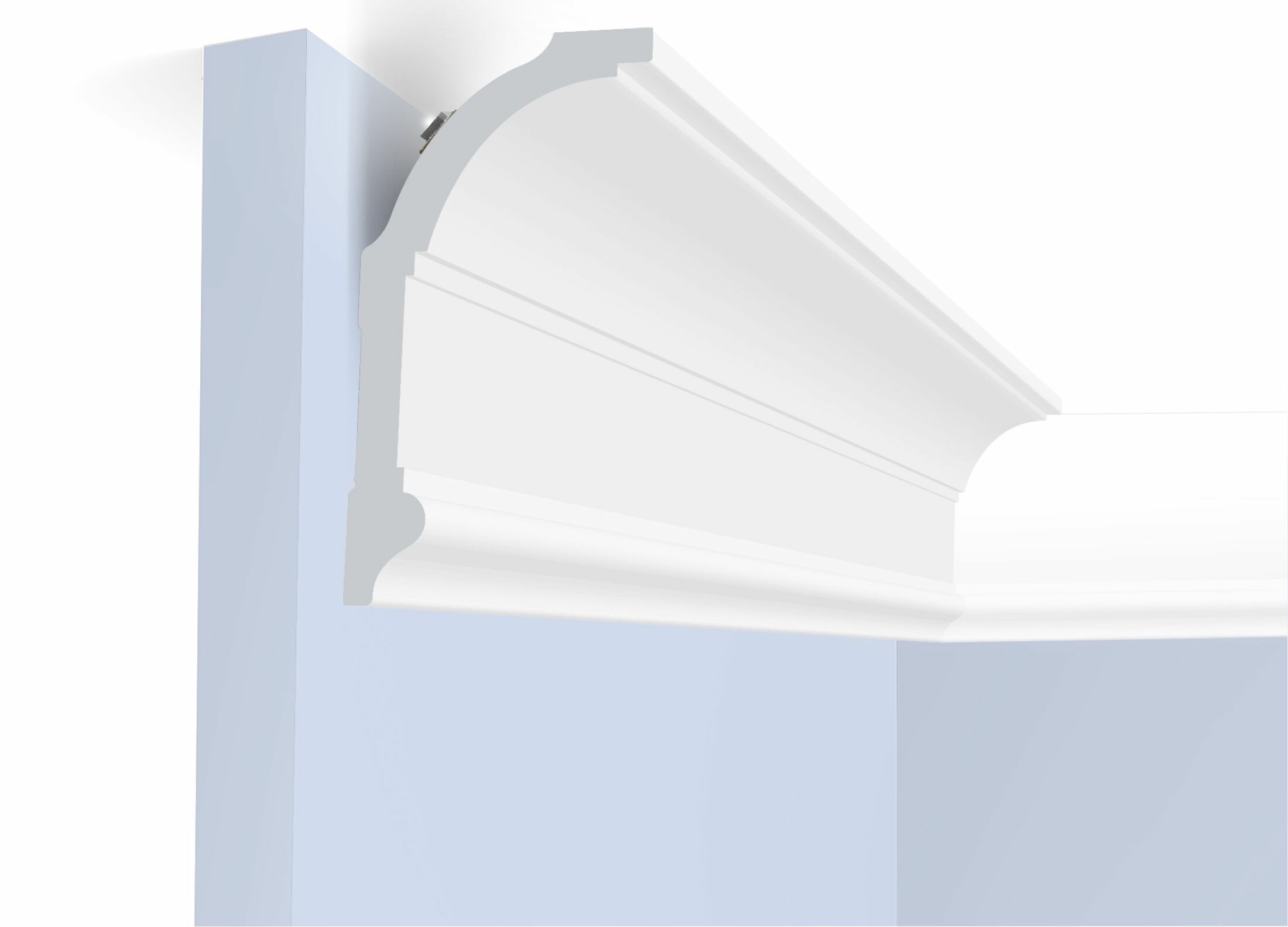 Карниз ударопрочный HiWood A100 (100*53*2000 мм)