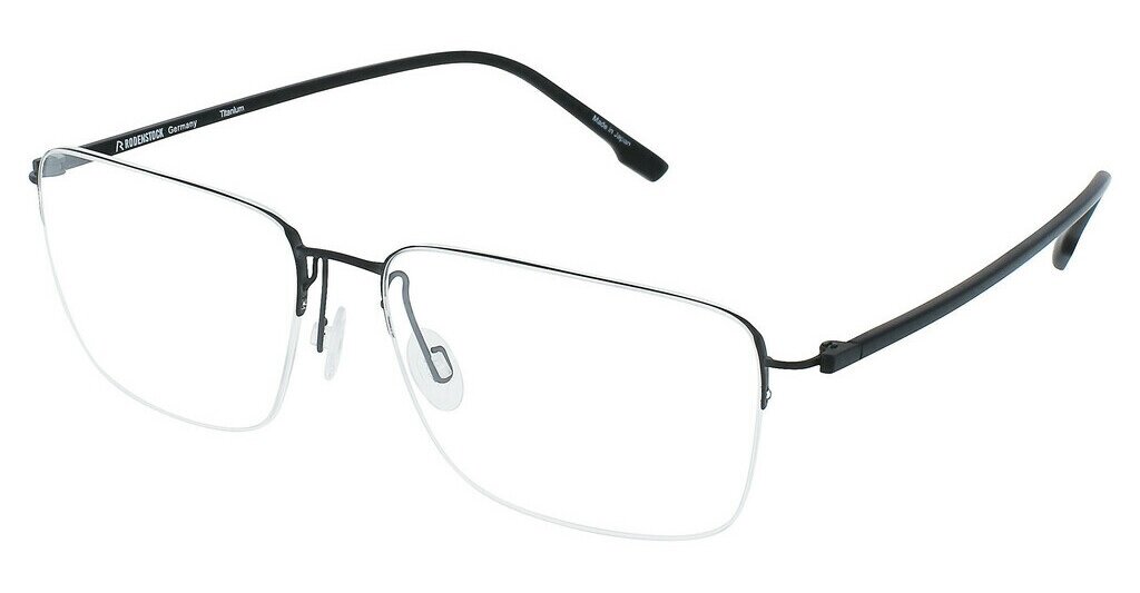 Оправа Rodenstock, R 7142 D, прямоугольная, металл, черная, для мужчин